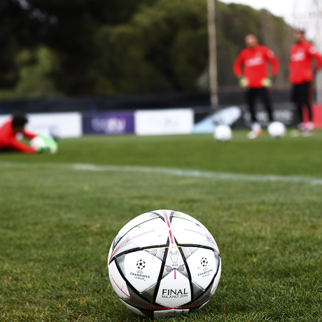 Training session at Wanda Training Complex before the match against ...
