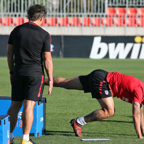 Our team started to prepare for Atleti - Barça at the Wanda Training ...
