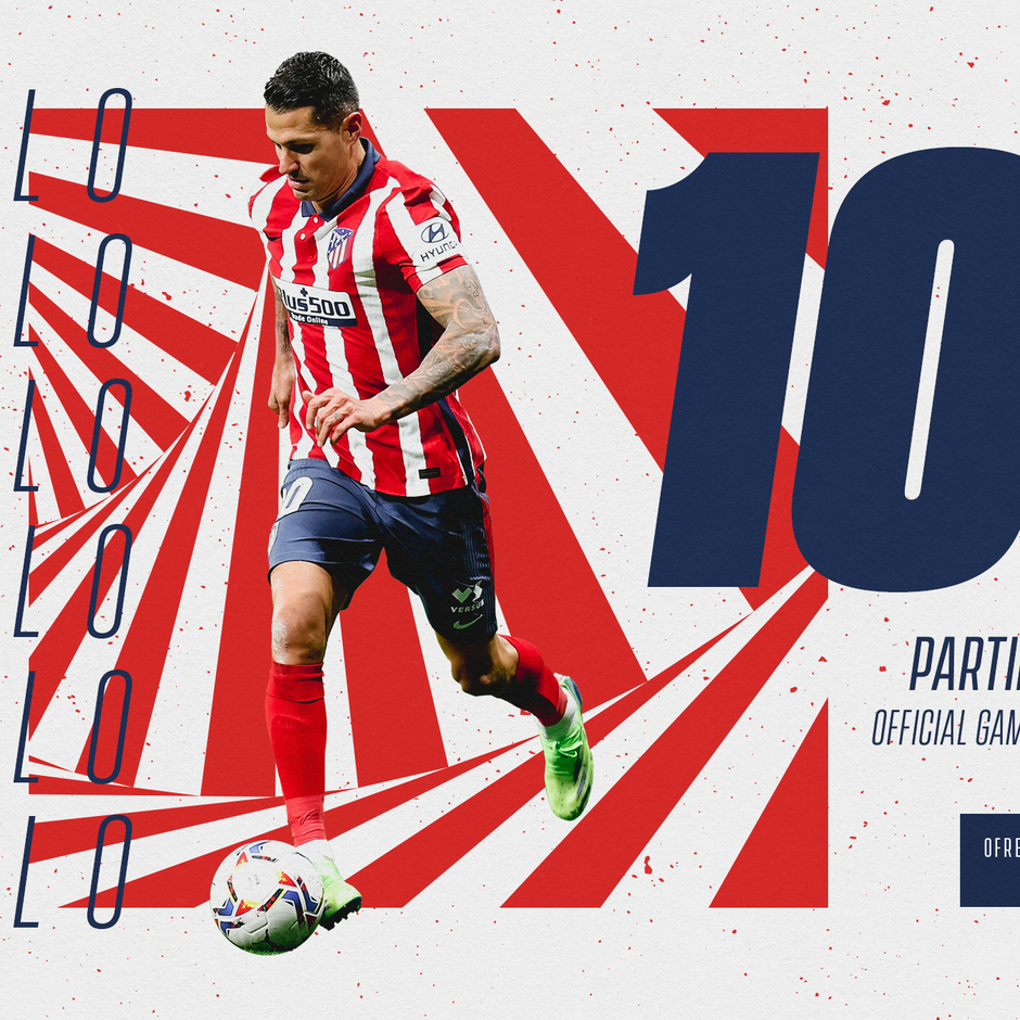 Vitolo reaches 100 Atleti games - Club Atlético de Madrid · Web oficial