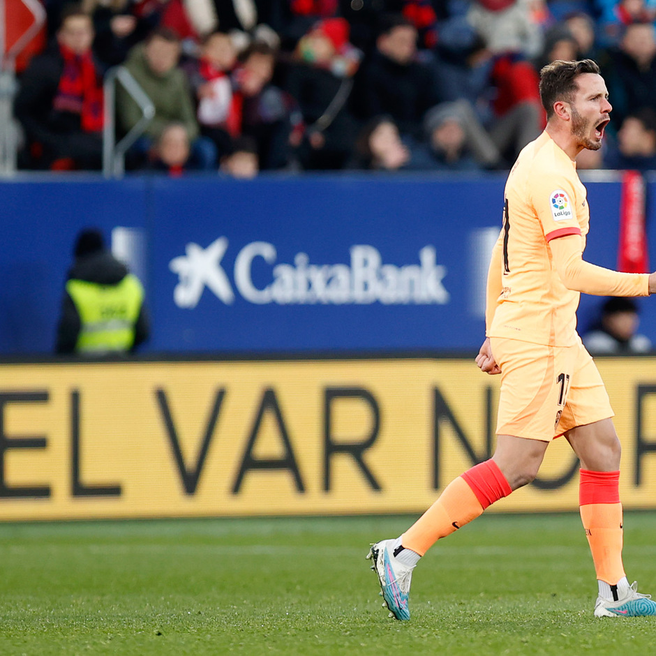Saúl signs the win in Pamplona - Club Atlético de Madrid · Web oficial