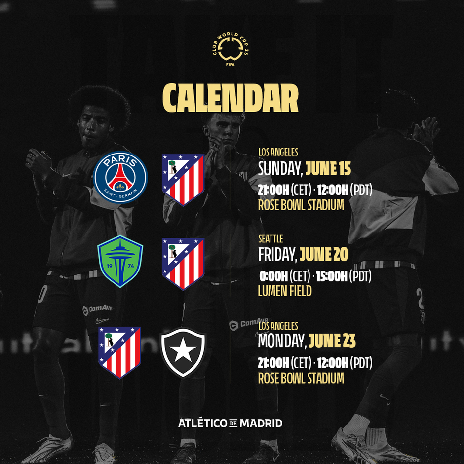 We now know our opponents in the FIFA Club World Cup! - Club Atlético ...