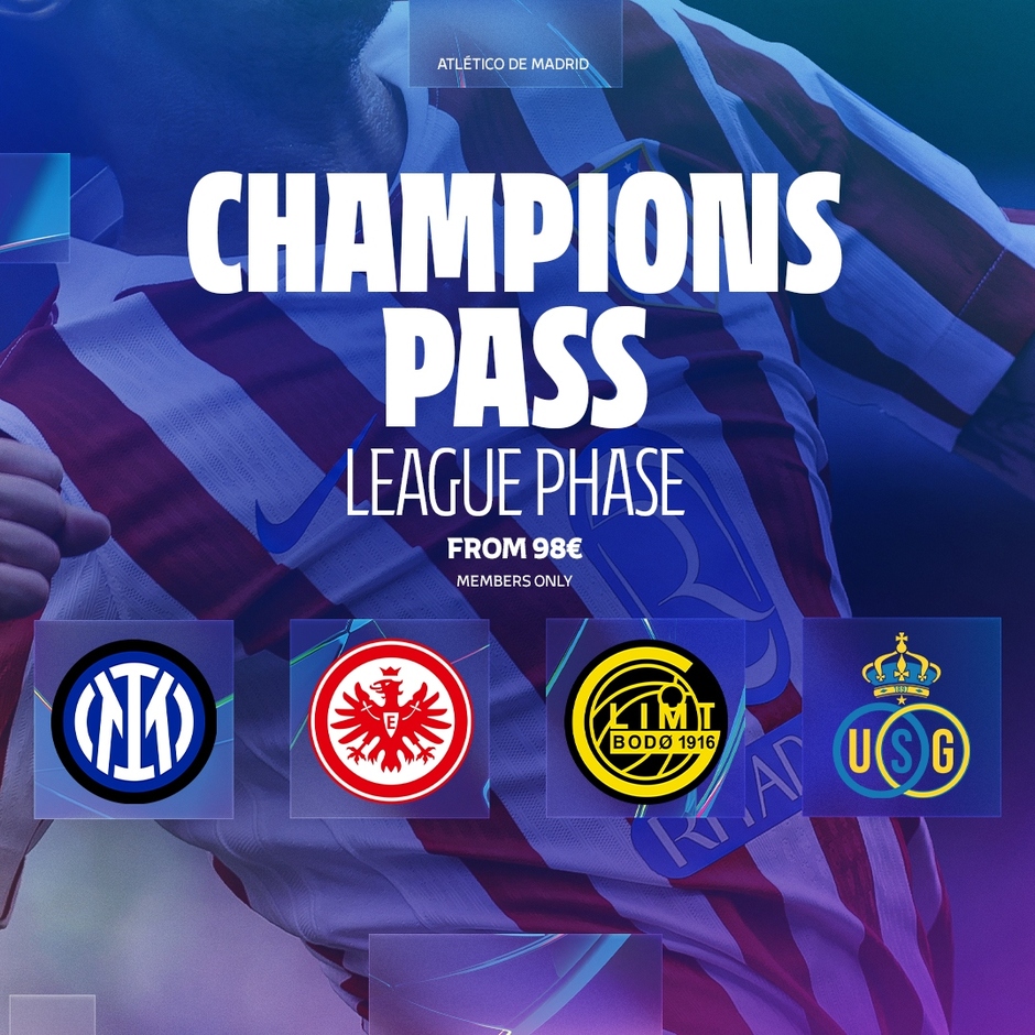 Champions League – League Phase Ticket now on sale - Club Atlético de ...