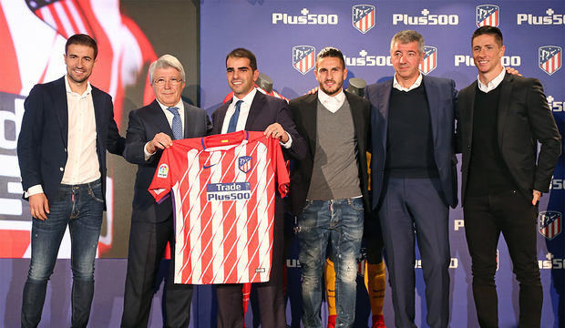 Plus500 will be Atlético's main sponsor until 2021 - Club Atlético de Madrid · Web oficial