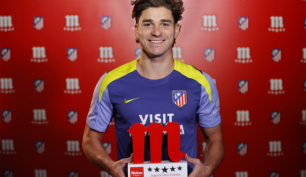 Julián Alvarez scoops September 'Jugador Cinco Estrellas' MVP award ...